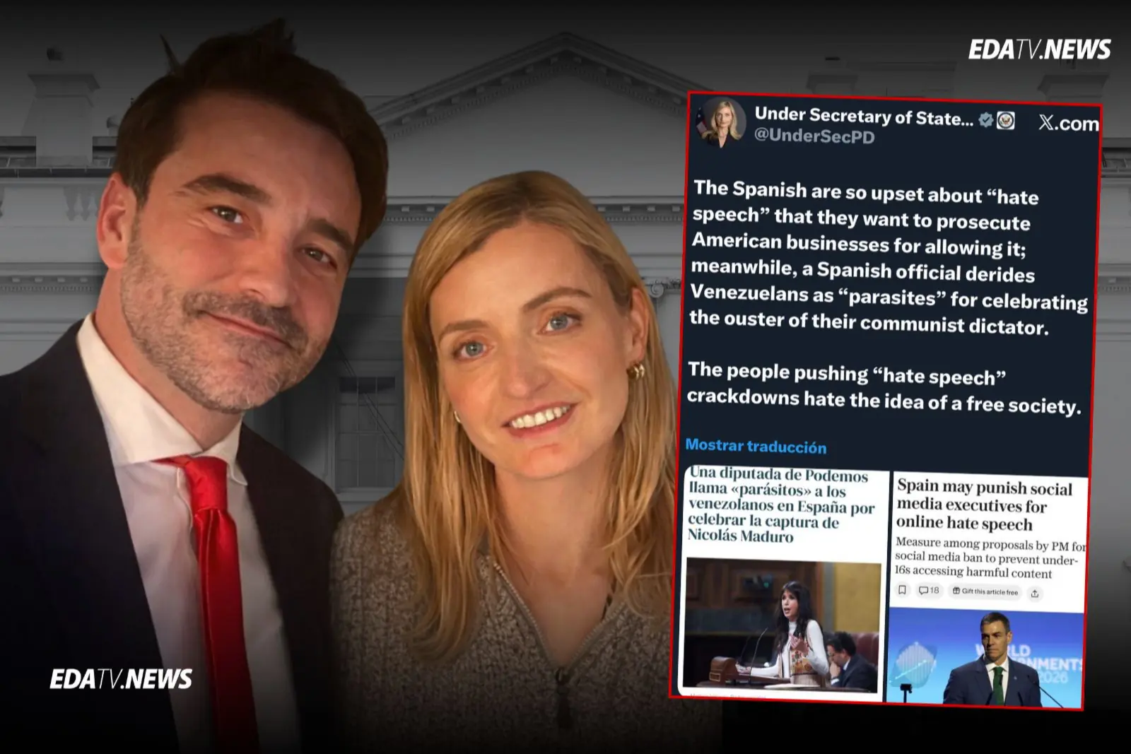 La responsable de Diplomacia Pública del Gobierno de Trump reacciona al ...